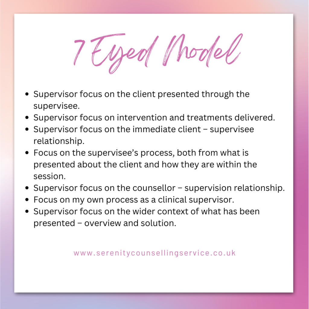 Clinical Supervision - Serenity Counselling Service